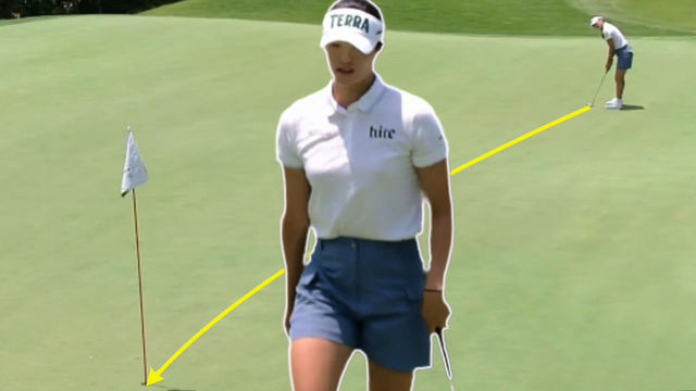 DB그룹 제37회 한국여자오픈 : 와 이 거리가 들어가요? 엄청난 퍼트를 해낸 김민별 [한국여자오픈 2R] : SBS Golf