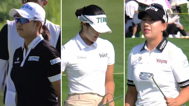 DB그룹 제37회 한국여자오픈 : 2차 연장전으로 치닫는 김민별-홍지원-마다솜의 경기 [DB그룹 FR] : SBS Golf