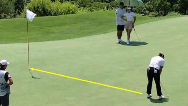 DB그룹 제37회 한국여자오픈 : ‘짜릿한 롱 퍼트’ 연속으로 버디 성공하는 홍지원 [DB그룹 FR] : SBS Golf