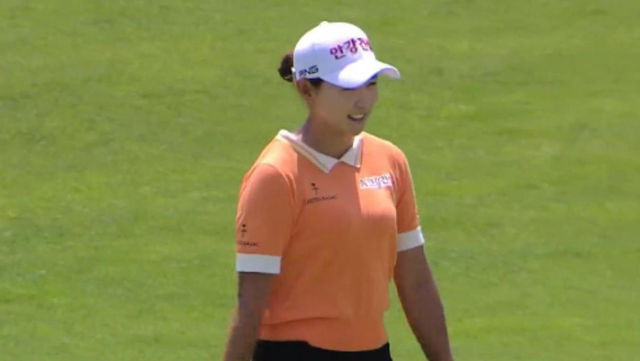 DB그룹 제37회 한국여자오픈 : 짜릿한 샷이글! 자석처럼 빨려들어가는 박보겸의 볼 [DB그룹 FR] : SBS Golf