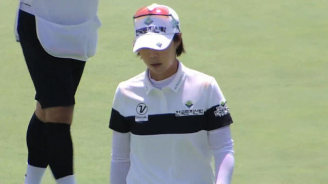DB그룹 제37회 한국여자오픈 : ‘분위기 반전’ 첫 버디 성공시키는 박지영 [DB그룹 FR] : SBS Golf