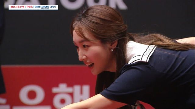 2023-24 프로당구 PBA투어 : 아니 이걸 성공시킨다고? 김선신 아나운서의 감짝 시타 : SBS