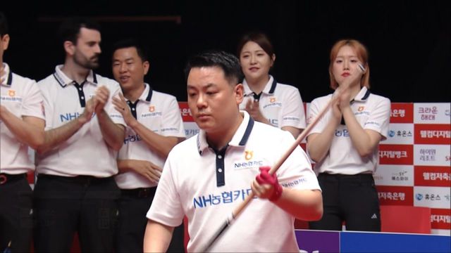 2023-24 프로당구 PBA투어 : 2라운드 NH농협카드 연속득점 하이라이트 [웰컴저축은행 PBA 팀리그] : SBS