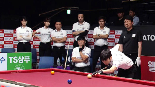 2023-24 프로당구 PBA투어 : 2라운드 하이원리조트 연속득점 하이라이트 [웰컴저축은행 PBA 팀리그] : SBS