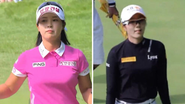 2023 KLPGA투어 : ‘약속의 16번홀’ 나란히 버디 성공시키는 전예성-안송이 [한화 클래식 3R] : SBS Golf