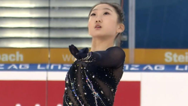 2023-24 ISU 국제빙상대회 : 전체적으로 아쉬운 회전수, 캐나다의 카라 윤 [주니어 2차 여자 프리] : SBS