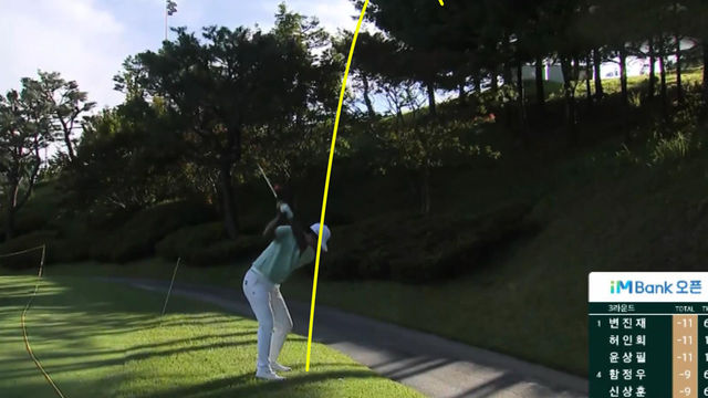 2023 KPGA 코리안투어 : 홍순상, 어려운 홀들에서 잡아낸 연속 버디 [iMBank 3R] : SBS