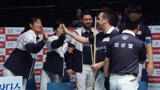 2023-24 프로당구 PBA투어 : 3라운드 블루원리조트 연속득점 하이라이트 [웰컴저축은행 PBA 팀리그] : SBS