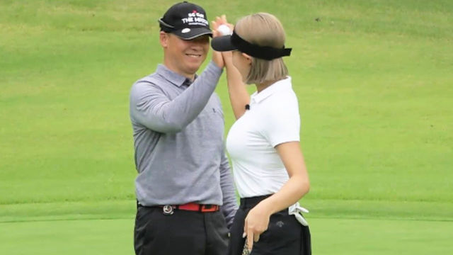 2023 SG골프 더 매치 챔피언십 : 허윤나 버디 성공! 1UP으로 앞서 나가는 당진팀 : SBS Golf