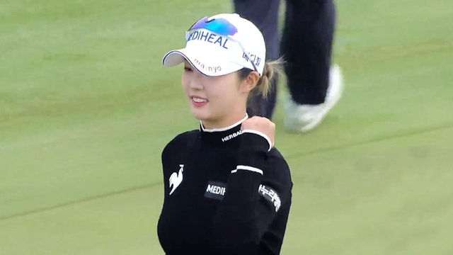 2023 KLPGA투어 : 깜짝 샷 이글! 짜릿한 순간 만끽하는 김재희 [S-OIL 챔피언십 2R] : SBS Golf