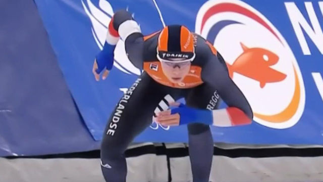 2023-24 ISU 국제빙상대회 : 짜릿한 역전, 사력을 다한 마릿 플레더루스 [월드컵 6차 여자 500m] : SBS