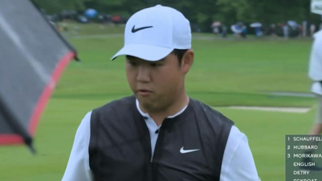 2024 PGA 챔피언십 : 후반 첫 버디! 오랜만에 타수를 줄이는 김주형 [PGA 챔피언십 2R] : SBS Golf