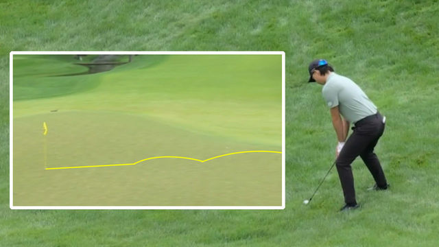 2024 PGA 챔피언십 : 저게 들어갈 수 있나요? 이민우의 환상적인 샷 [PGA 챔피언십 2R] : SBS Golf