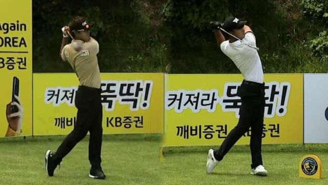 2024 KPGA 투어 : 아이언 티샷으로 3번 우드 티샷을 캐리로 찍어버린 김용태 [KB금융 3R] : SBS Golf