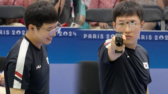 SBS 2024 파리 올림픽 : '속사권총 은메달' 조영재 결승 하이라이트 [남자 25m 권총 결승] : SBS