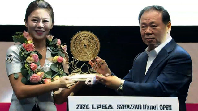 2024-25 프로당구 PBA투어 : 김가영 우승 시상식 [에스와이바자르 LPBA 결승전] : SBS