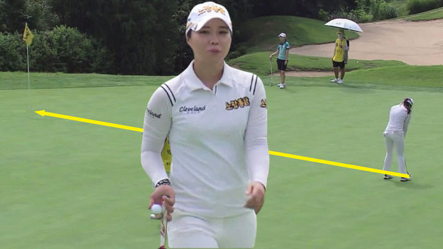 2024 KLPGA투어 : '무려 13m' 롱 버디 퍼트를 성공하는 박도은 [KB금융 1R] : SBS Golf