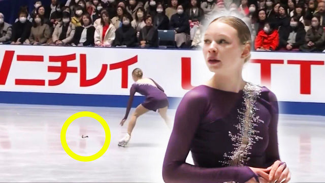 2024 25 Isu 국제빙상대회 얼음 위에 뭐지 끝까지 집중력 있는 연기 보여준 린지 손그렌 그랑프리 4차 여자 쇼트