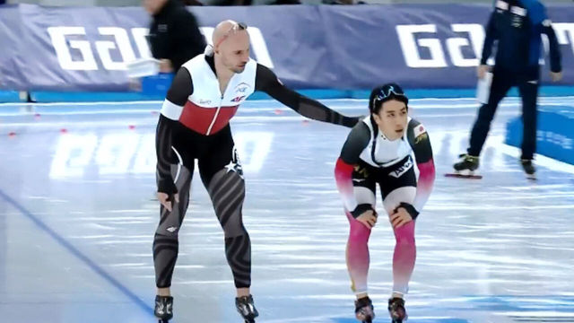 2024-25 ISU 국제빙상대회 : ‘수준 높은 스케이팅’ 낮은 자세가 인상적인 구라츠보 가츠히로 [월드컵 2차 남자 500m (2)] : SBS