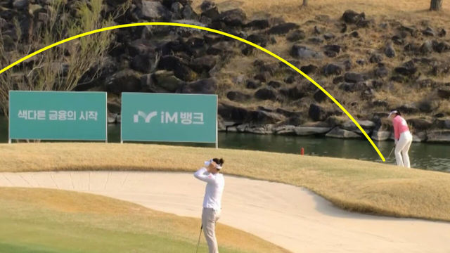 2025 KLPGA투어 : 루키 맞나요? 정지효의 완벽한 위기 탈출 플레이 [iM금융오픈 1R] : SBS Golf