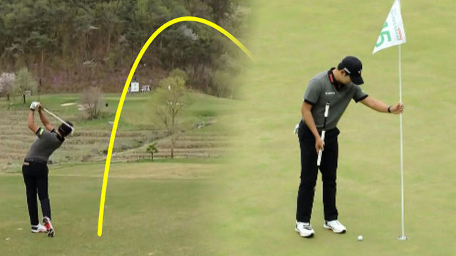 2025 KPGA 투어 : 알바트로스 나올 뻔! 최승빈의 완벽한 세컨샷 [DB손해보험 3R] : SBS Golf