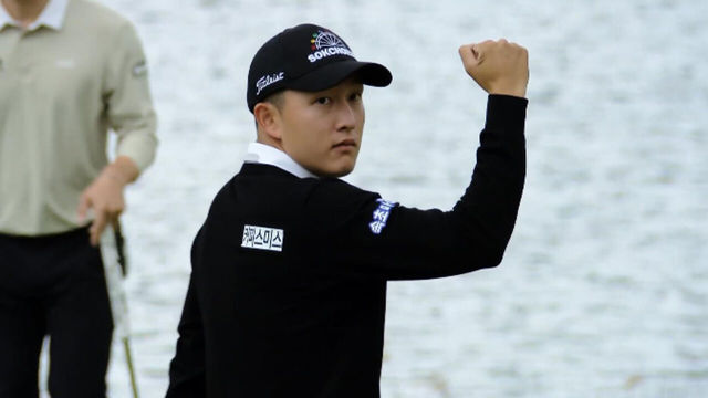 2025 KPGA 투어 : 자신감이 느껴지는 마무리! 타수 벌리며 마치는 김백준 [DB손해보험 3R] : SBS Golf