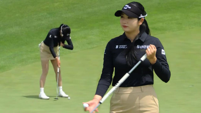2025 KLPGA투어 : 브룸스틱 퍼터, 제법 편해 보이는 박혜준의 버디 [덕신EPC 챔피언십 1R] : SBS Golf