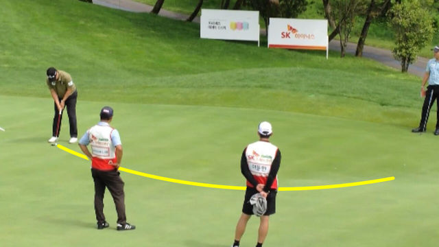 2025 KPGA 투어 : 흔들림 없습니다! 먼 거리에서 파세이브 성공하며 황중곤 단독 1위 유지 [SK Telecom 1R] : SBS Golf