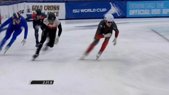 2022-23 ISU 핫클립 : 1위로 들어오는 캐나다 [월드컵 2차 혼성 계주 2000m] : SBS