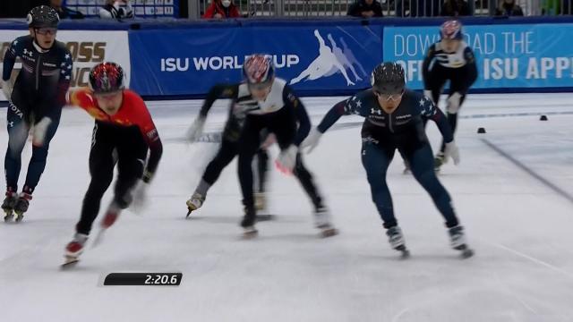 2022-23 ISU 핫클립 : 끝까지 쫓아가는 대한민국 [월드컵 2차 혼성 계주 2000m] : SBS