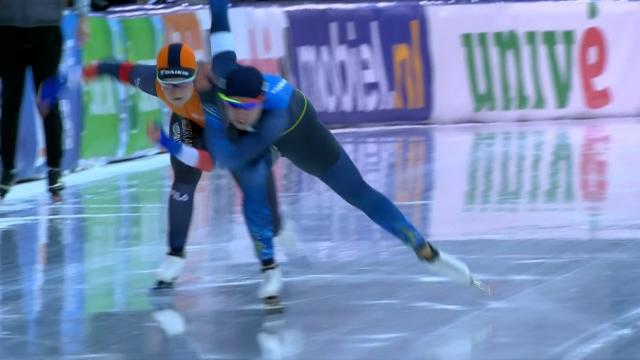 2022-23 ISU 핫클립 : '엄지 척' 디오네 보스캄프 [월드컵 1차 여자 500m] : SBS