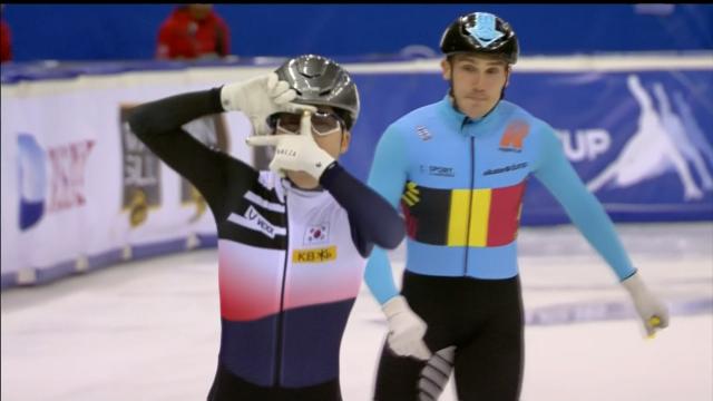 2022-23 ISU 핫클립 : 완벽한 전략으로 금메달 획득한 대한민국 [월드컵 4차 혼성 계주 2000m] : SBS