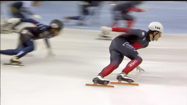 2022-23 ISU 핫클립 : 1위로 들어오는 캐나다 [월드컵 4차 혼성 계주 2000m] : SBS
