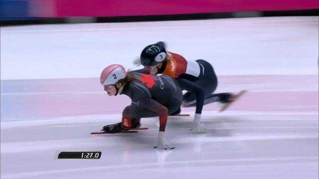 2022-23 ISU 핫클립 : 마지막 추월하며 금메달 획득한 킴 부탱 [월드컵 6차 여자 1000m] : SBS