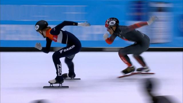 2022-23 ISU 핫클립 : 추월하며 금메달 가져가는 네덜란드 [월드컵 6차 혼성 계주 2000m] : SBS